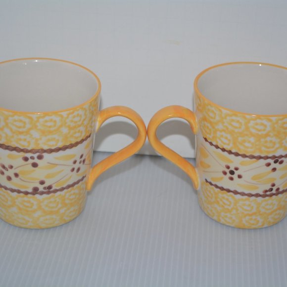 Temp-Tations | Dining | Set Of 2 Temptations By Tara Old World Yellow ...